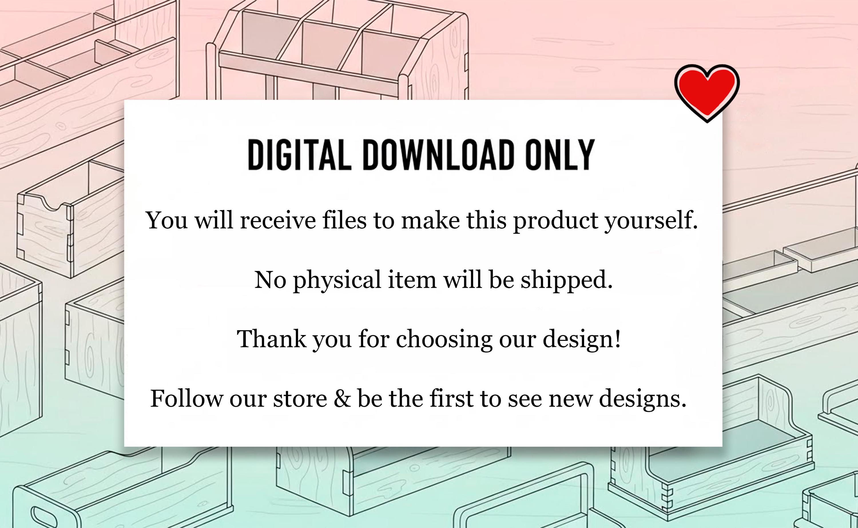 Hexagonal Display Stand With Adjustable Hooks – Digital Laser Cut File ...