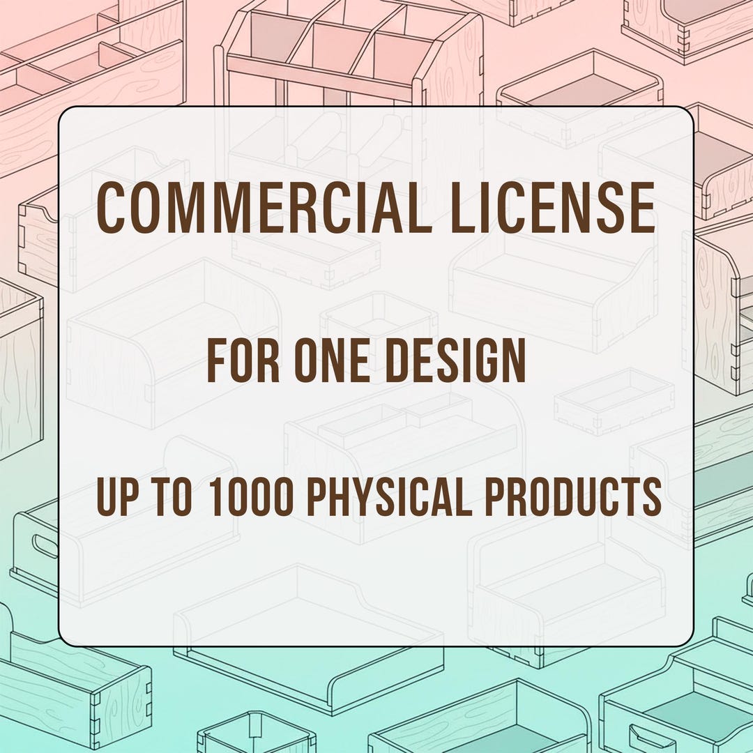 Basic Commercial License – up to 1000 Physical Sales | Laser Cut / CNC ...