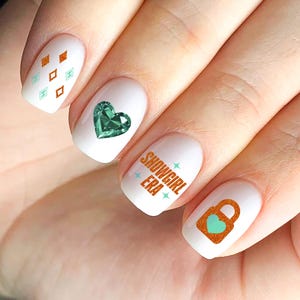 Life of A Showgirl Inspired Nail Decals Stickers Waterslide Taylor ...