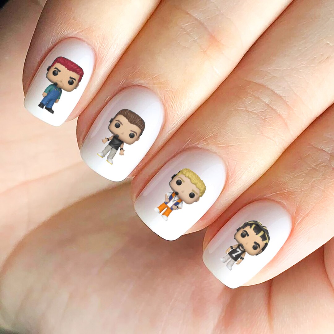 NSYNC Nail Decals Stickers Waterslide Justin JC Joey Lance Chris ...