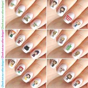 NKOTB New Kids on the Block Nail Decals Stickers Waterslide Boyband ...