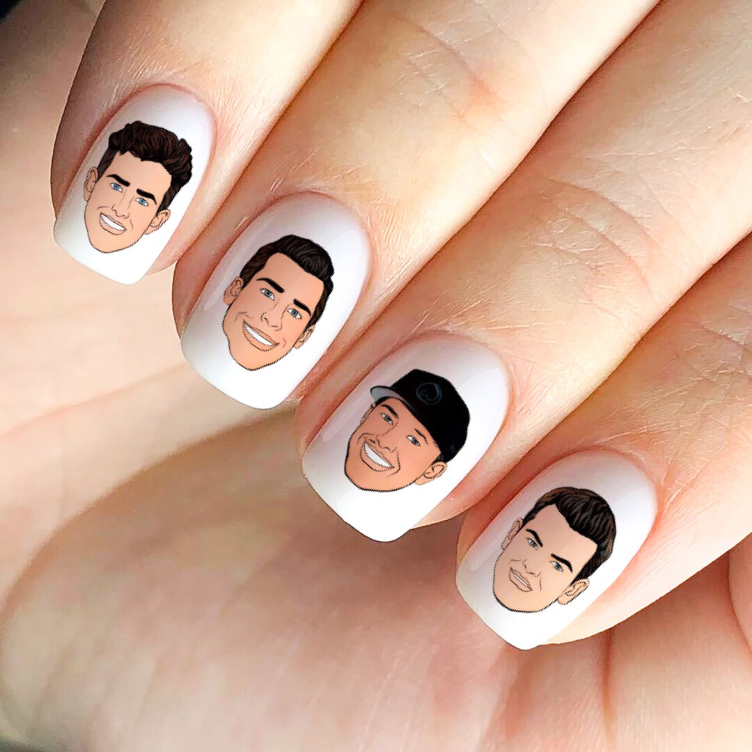 NKOTB New Kids on the Block Nail Decals Stickers Waterslide Boyband ...