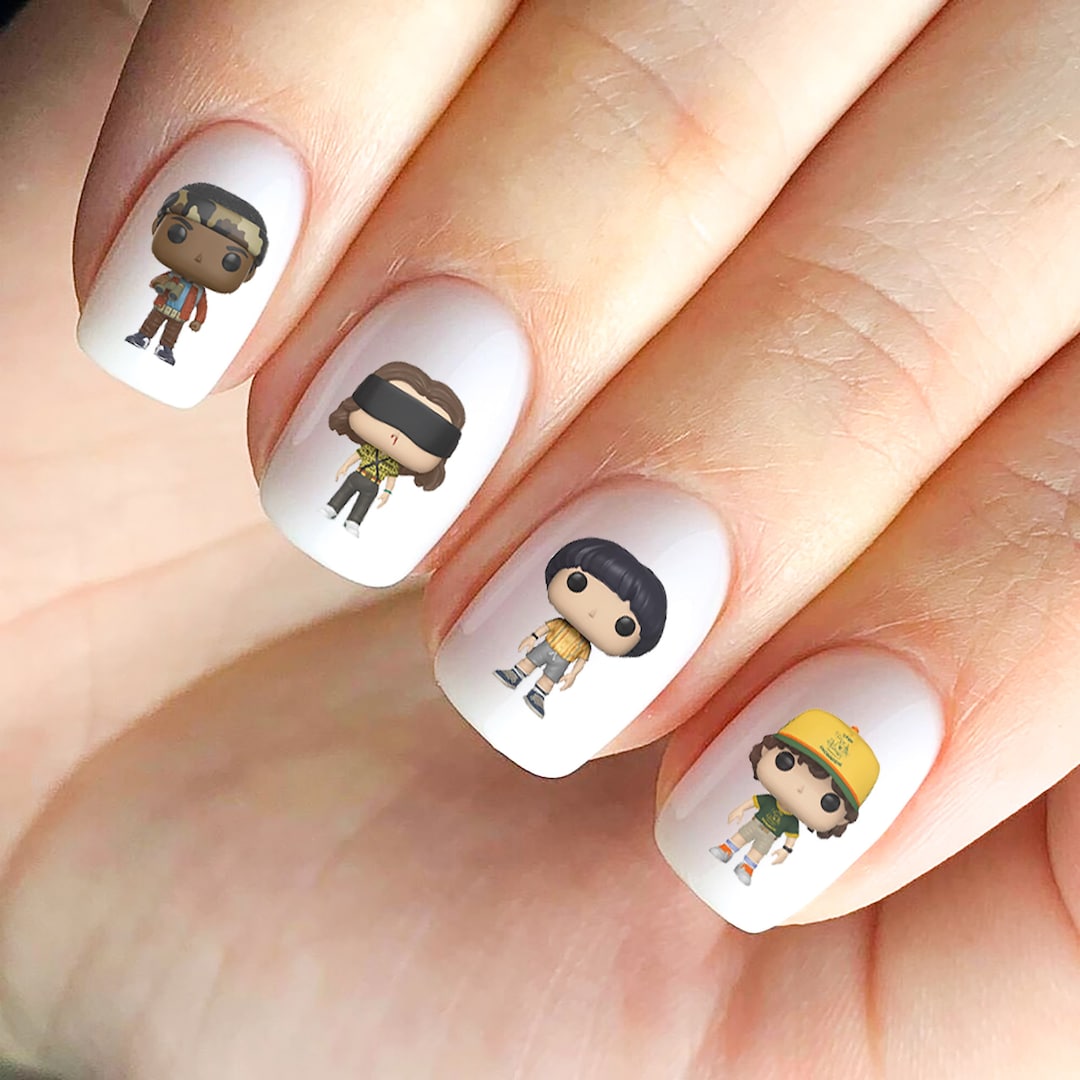 Stranger Things Nail Decals Stickers Waterslide - Etsy