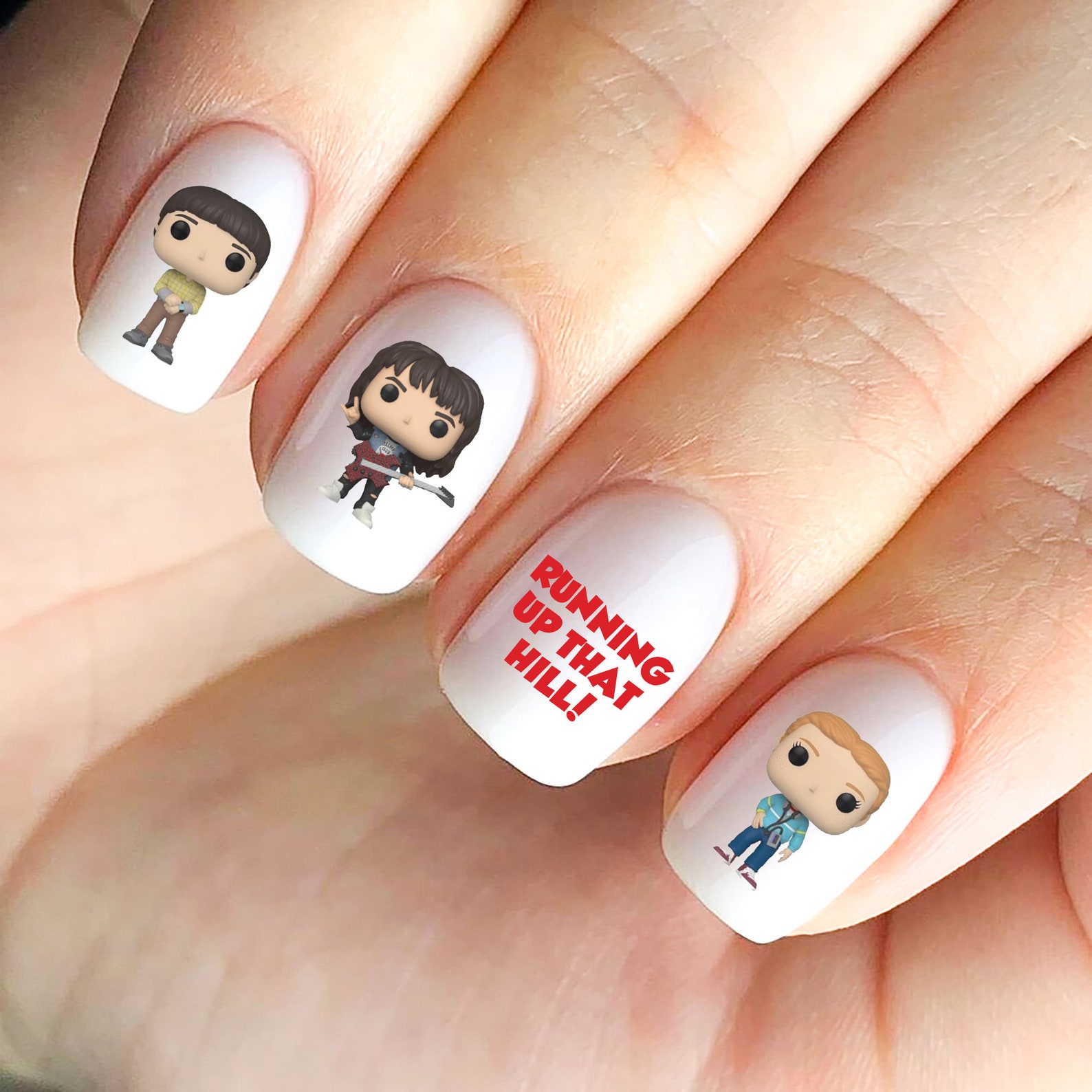 Stranger Things Nail Decals Stickers Waterslide - Etsy