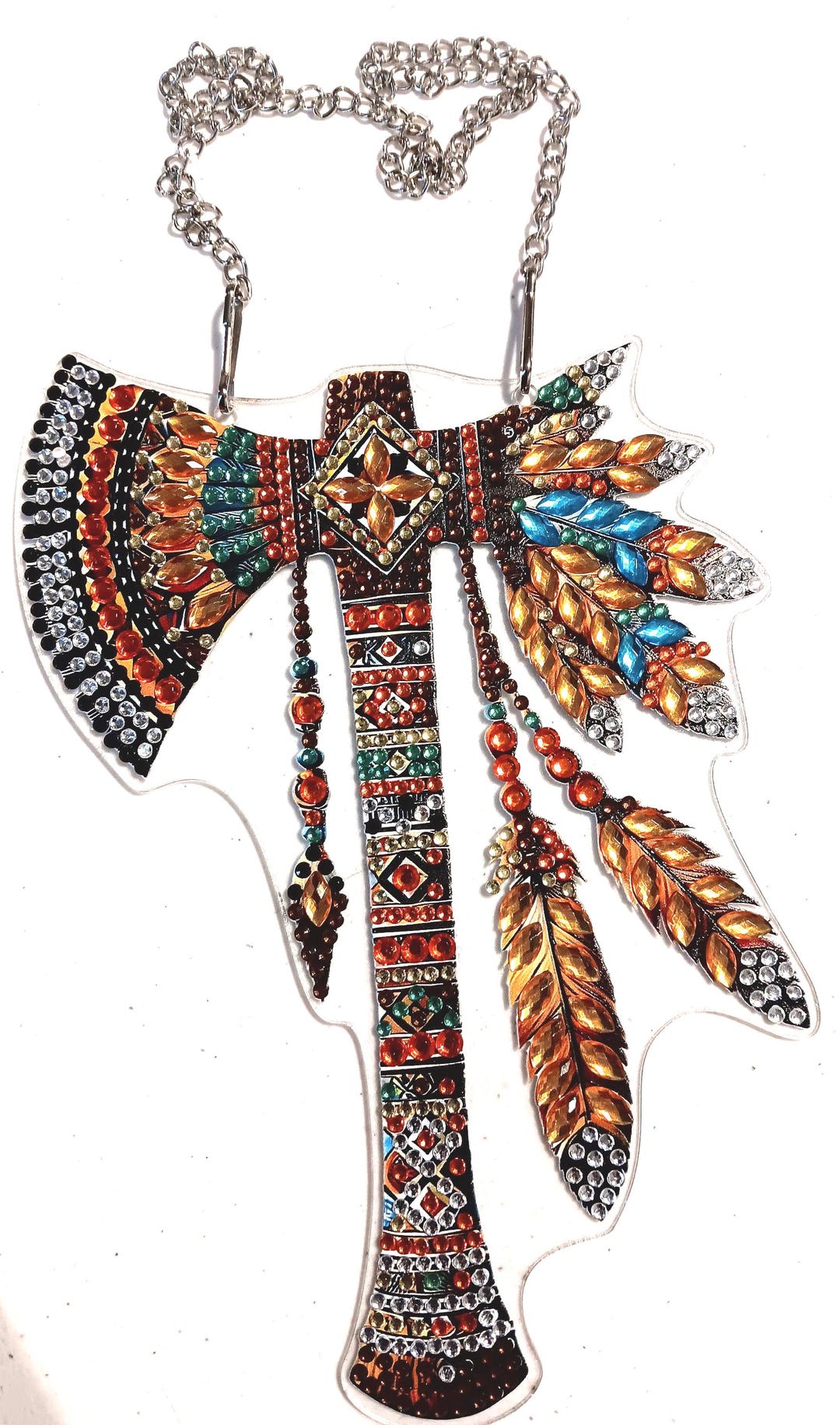 Native Axe 2D Style Handmade Finished Diamond Art - Etsy