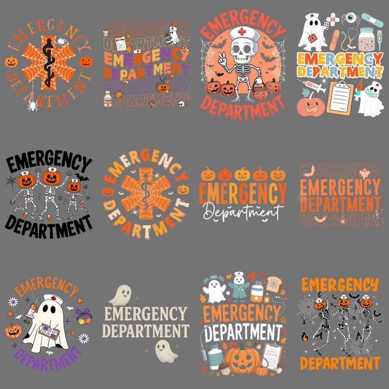 Emergency Department PNG – Ghost ICU Nurse Halloween Clipart, Funny ...
