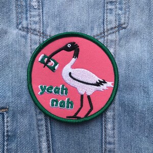 Yeah Nah Ibis VB Iron on Patch - Etsy
