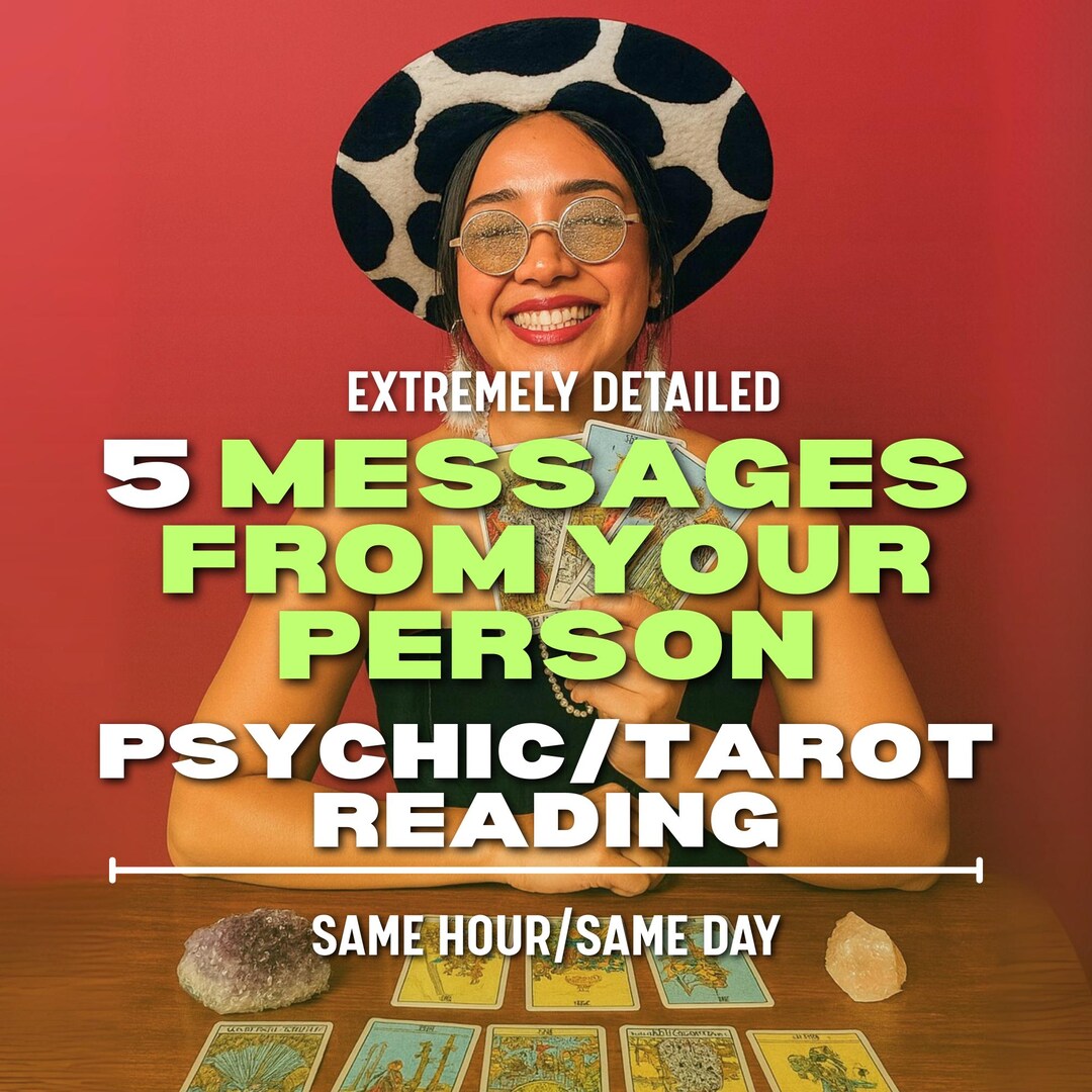 5 Messages From Your Person - Love Letter Psychic Reading, Psychic ...