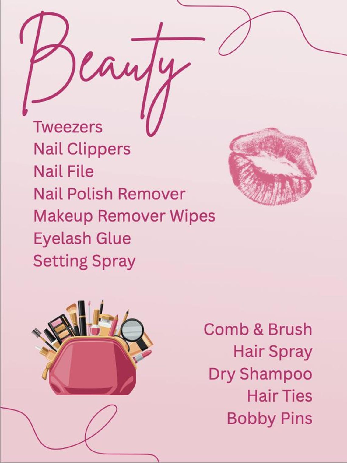 Bridal SOS Kit – Wedding Day Emergency Essentials With Personalized ...