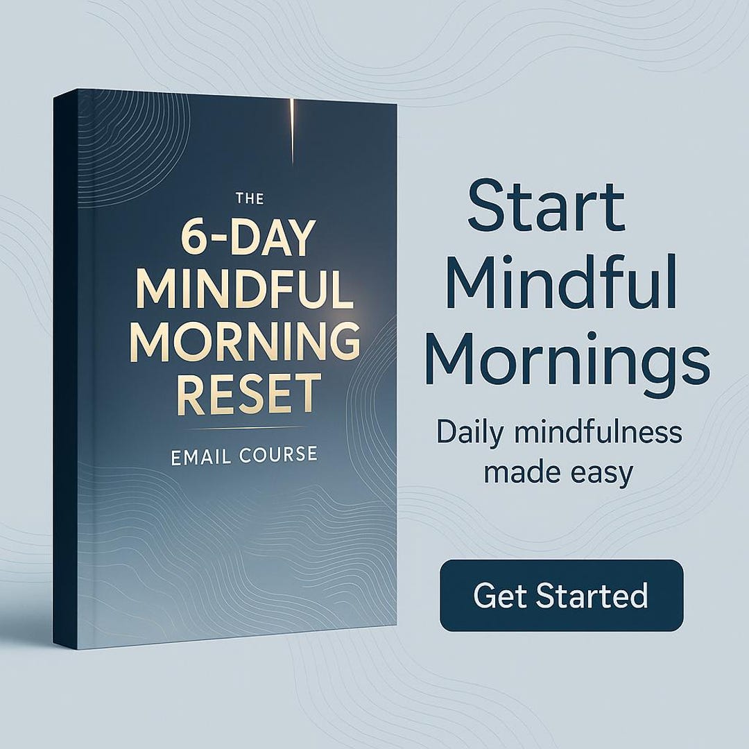 Mindful Morning Reset: 6-day Email Course & Digital Planner (PDF) - Etsy