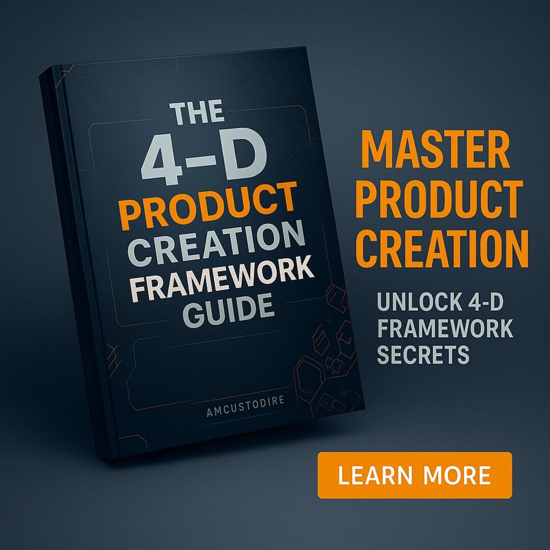 The 4-D Micro Product Creation Framework Guide Launch System (digital ...