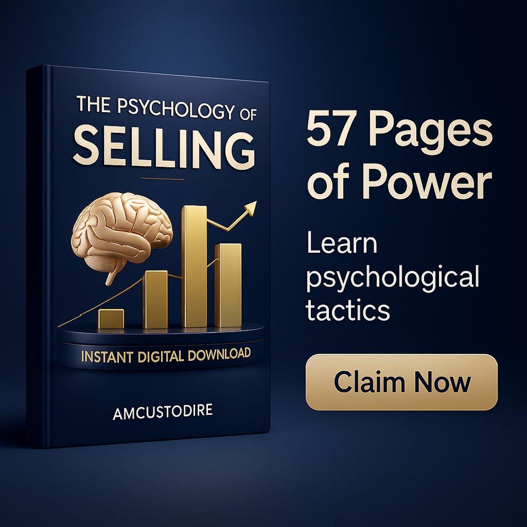 Psychology of Selling Guide: Persuasion Tactics for Entrepreneurs (PDF ...