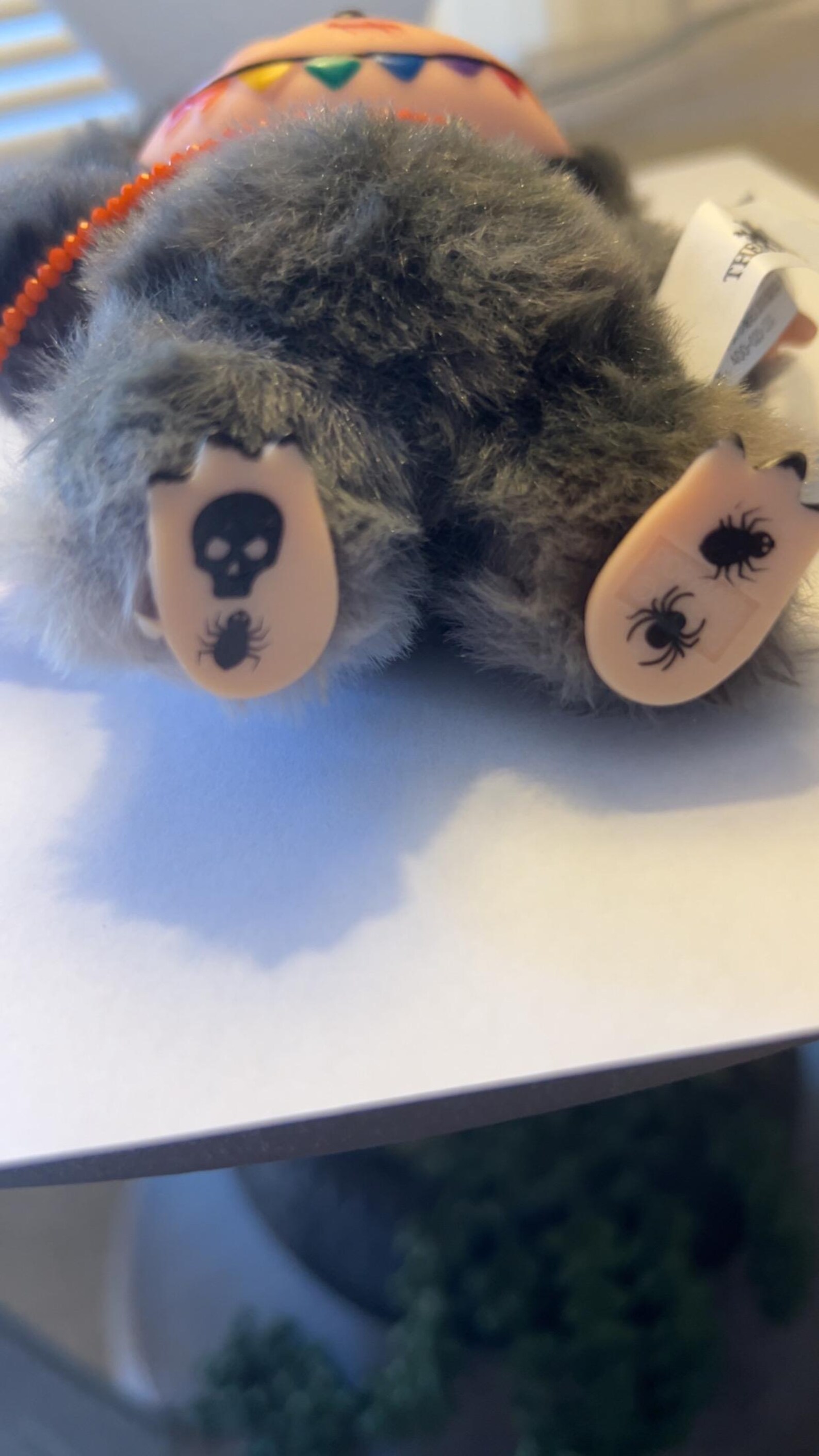 POP Mart Handmade Labubu Fluffy Secret ID Gray! Great for Halloween ...