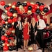 Red Birthday Party Decorations for Women,balloon Aich Kit,black Gold ...