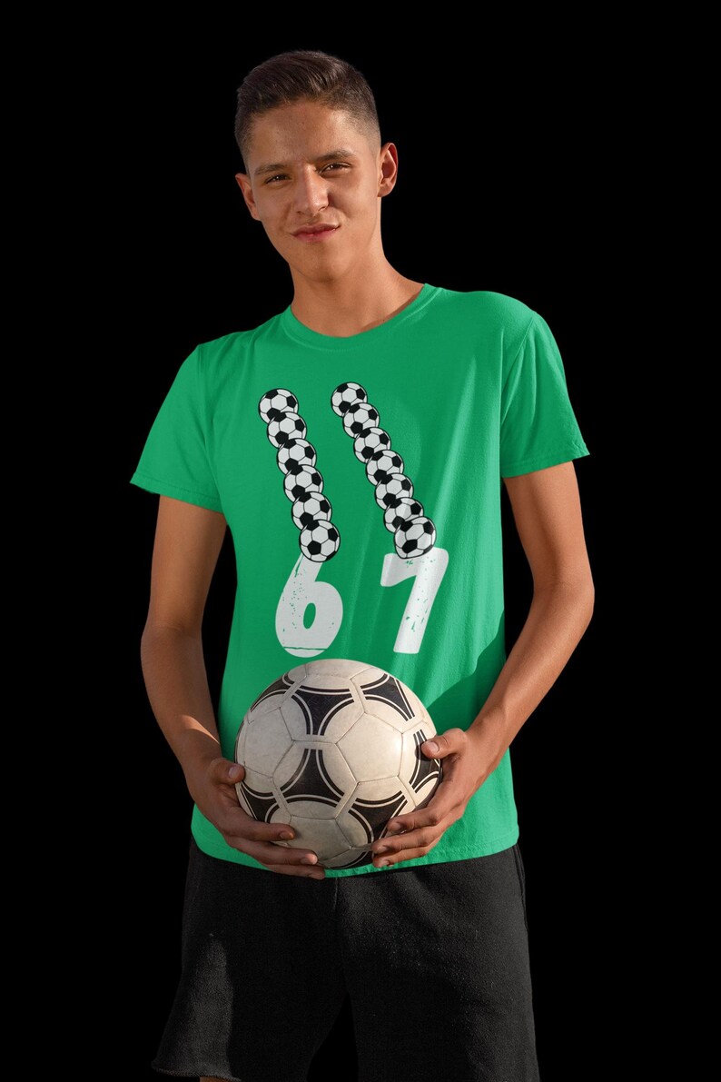 Funny Soccer Lover Shirt, 6 7 Meme Gift, Gen Alpha Slang - Etsy
