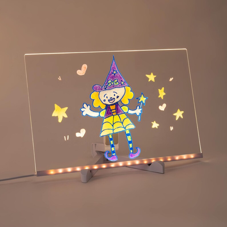 Customized LED Light DIY Drawing Board, Children's Drawing Lamp ...