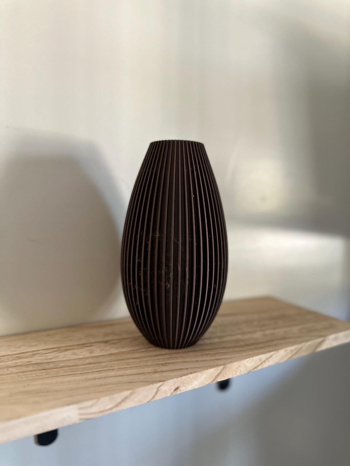 Modern Wave Ceramic Vase – Minimalist Neutral Home Décor, Sculptural ...