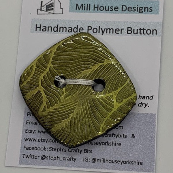 Polymer Clay Buttons - Etsy