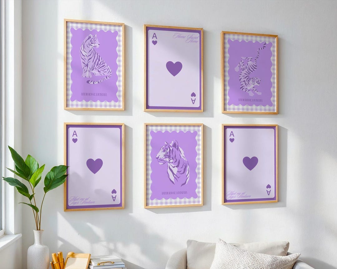 LSU Wall Art Prints: Dorm Decor (digital Download) - Etsy