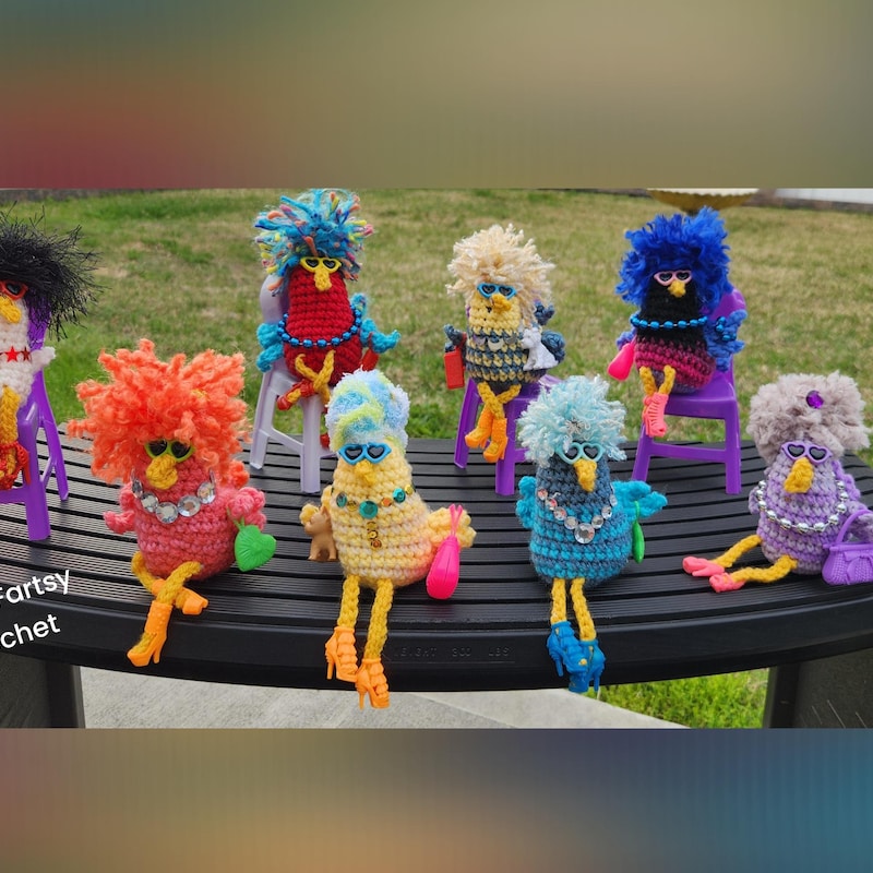 Crochet Glam Chick Pattern - Etsy