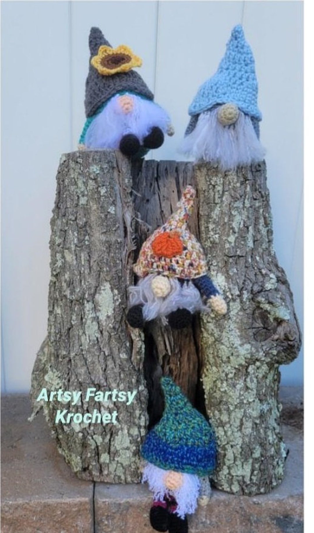 Gnome Hand Crochet to Your Specifics. Make One or Make a Family. You ...