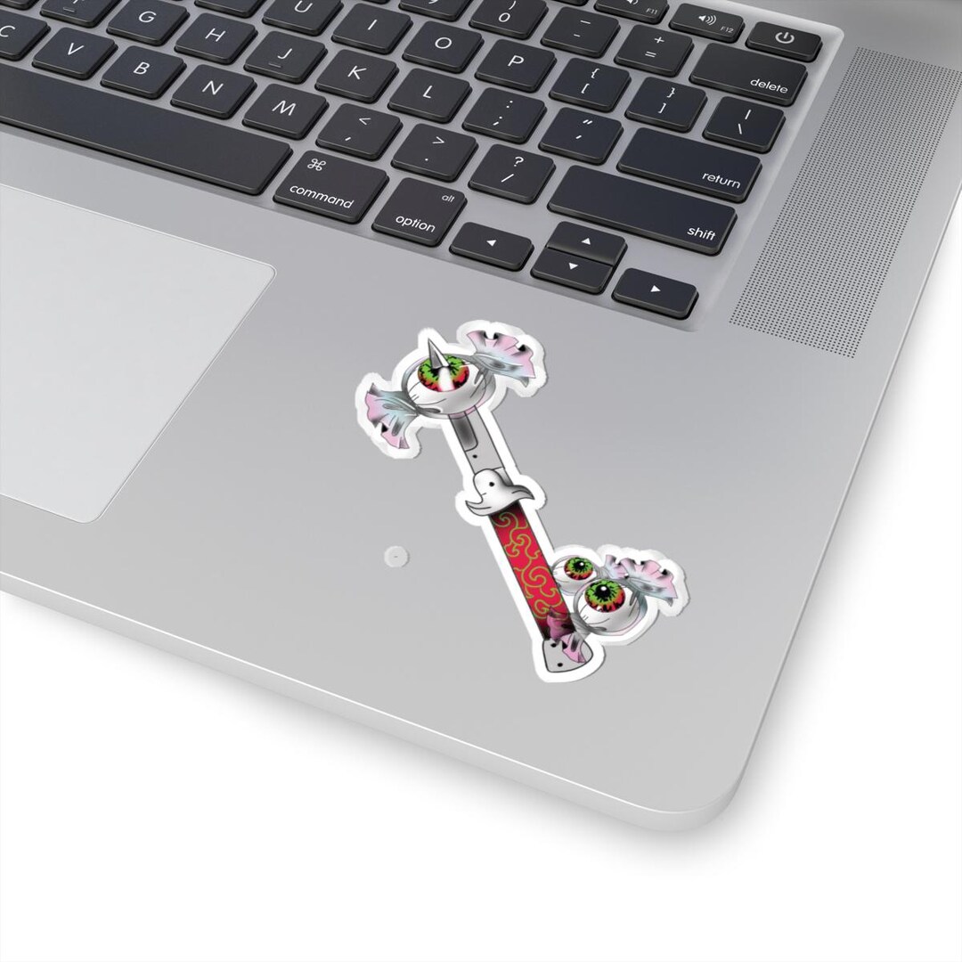 Funny Stabbing Candy Sassy Kiss-cut Stickers, Quirky Humor Decals ...