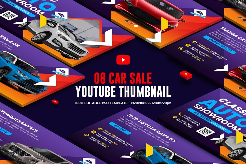 500+ Youtube Thumbnail Templates PSD | Editable Photoshop Pack for ...