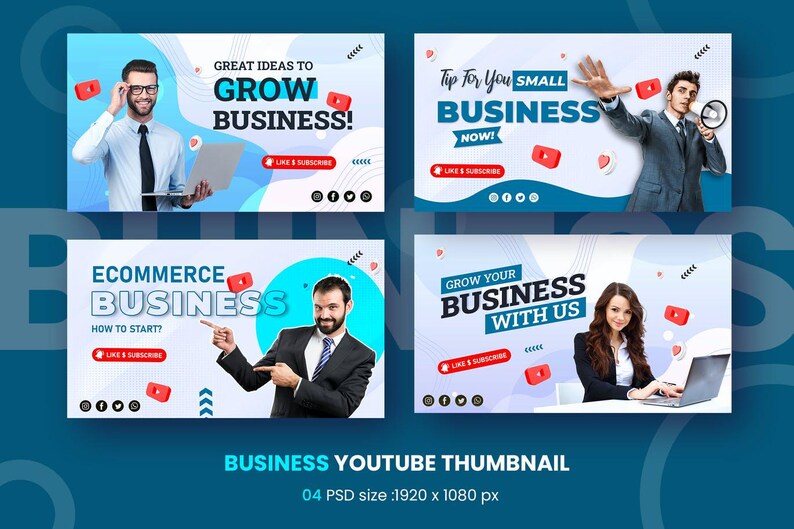 500+ Youtube Thumbnail Templates PSD | Editable Photoshop Pack for ...