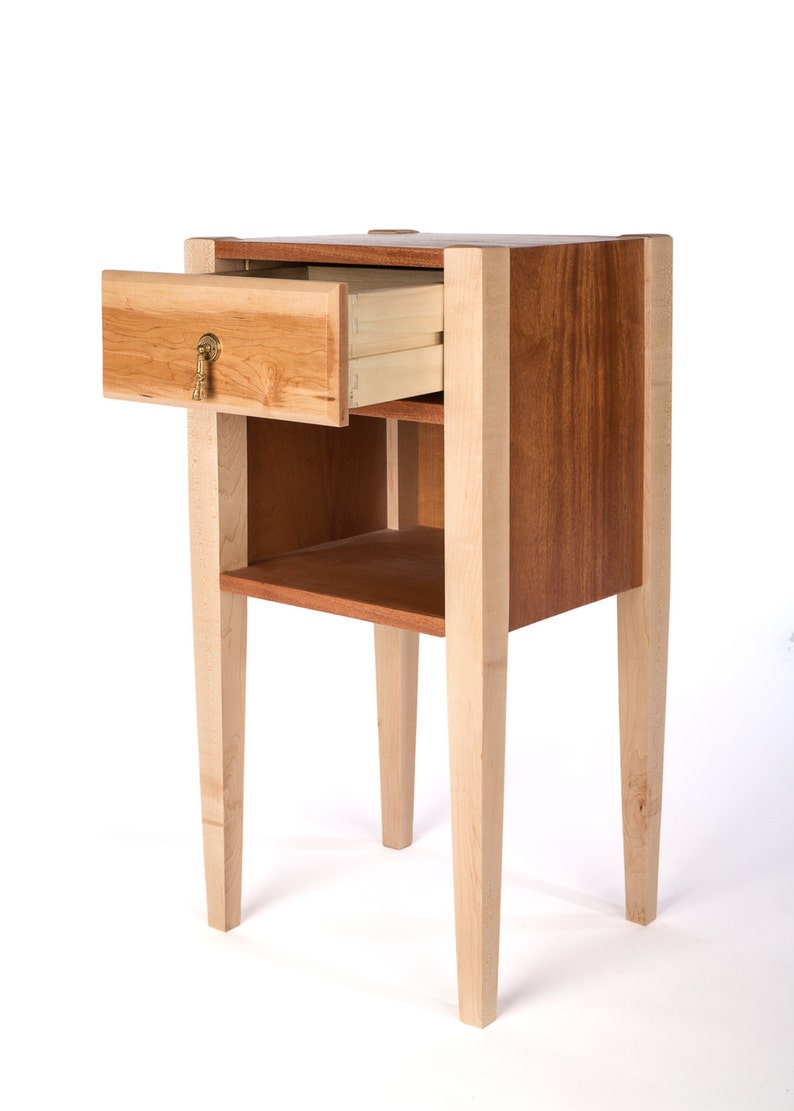 Custom Night Stands, Made to Order, Walnut and Maple - Etsy