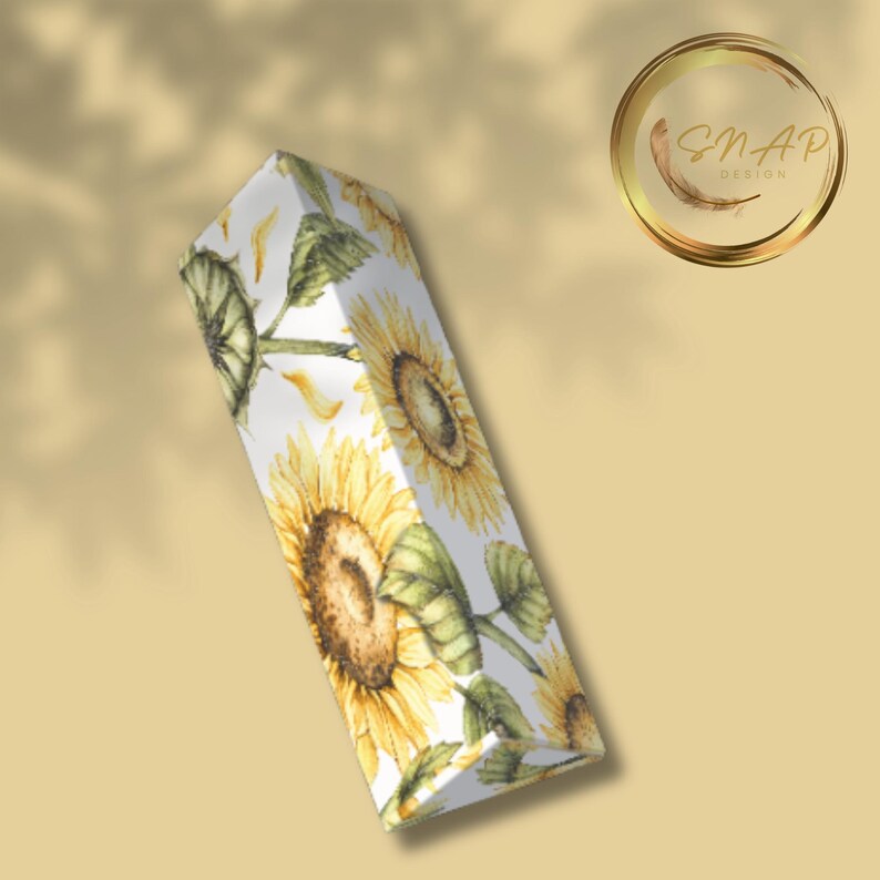 Triangular Snap Lock Box Template | Editable Canva, SVG & PDF Files ...