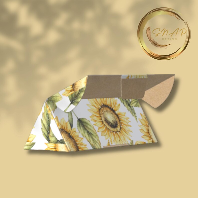 Triangular Snap Lock Box Template | Editable Canva, SVG & PDF Files ...