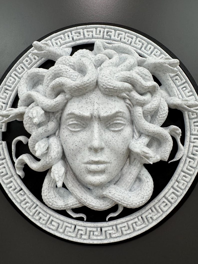 Medusa Wall Art Gorgon Greek Mythology Sculpture Stone Style Gothic ...