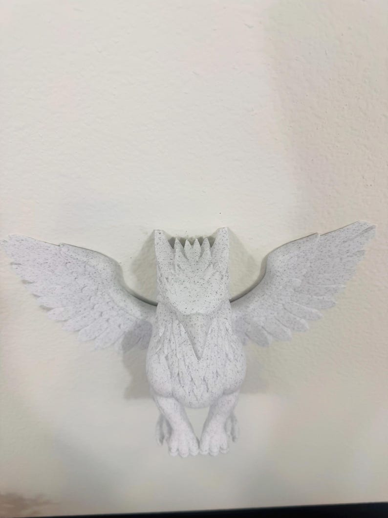 Griffin Wall Mounted Sculpture | Winged Mythical Creature Decor ...