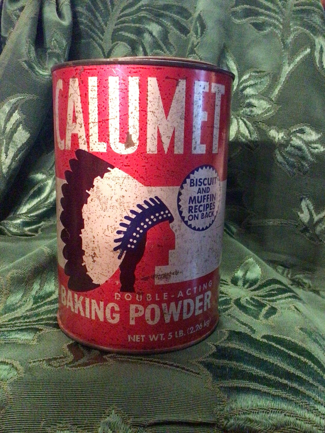 Calumet Baking Powder 5 Lb Tin Large ! - Etsy