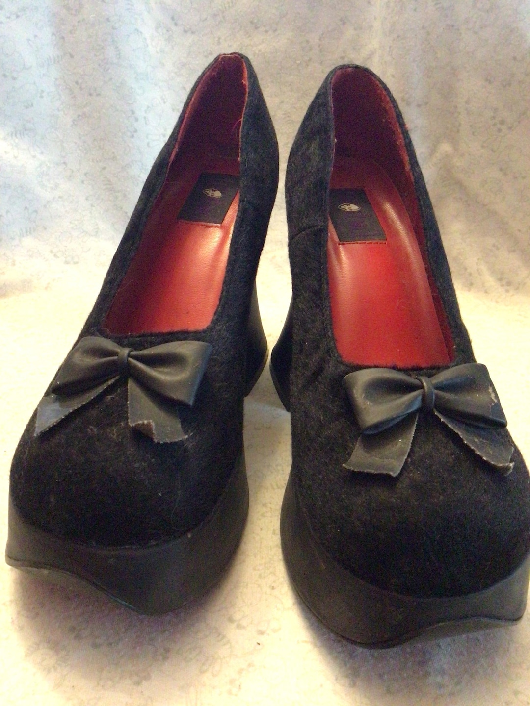 Morbid Threads Platform Shoes Seldom Worn - Etsy