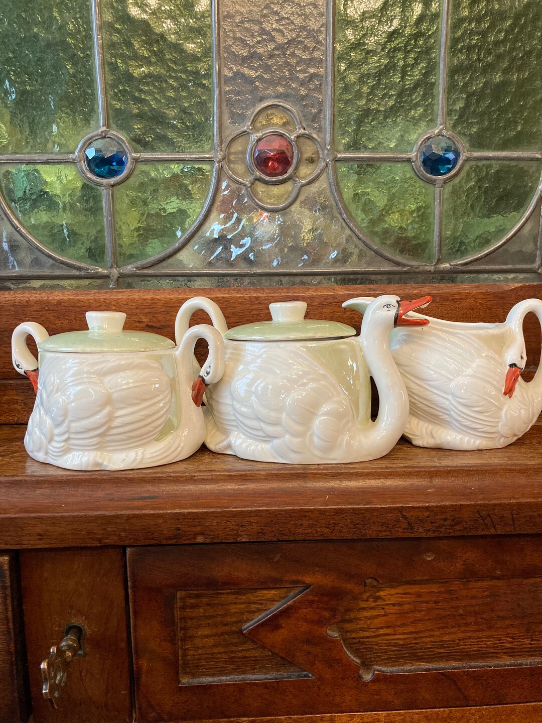 Figural Swan Tea Set Czechoslovakia - Etsy
