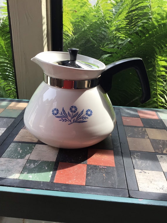 Corningware Cornflower Blue Teapot Like New - Etsy