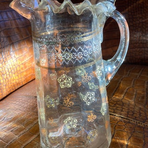 Victorian Hand Blown Lemonade Set 5 Pcs | Etsy