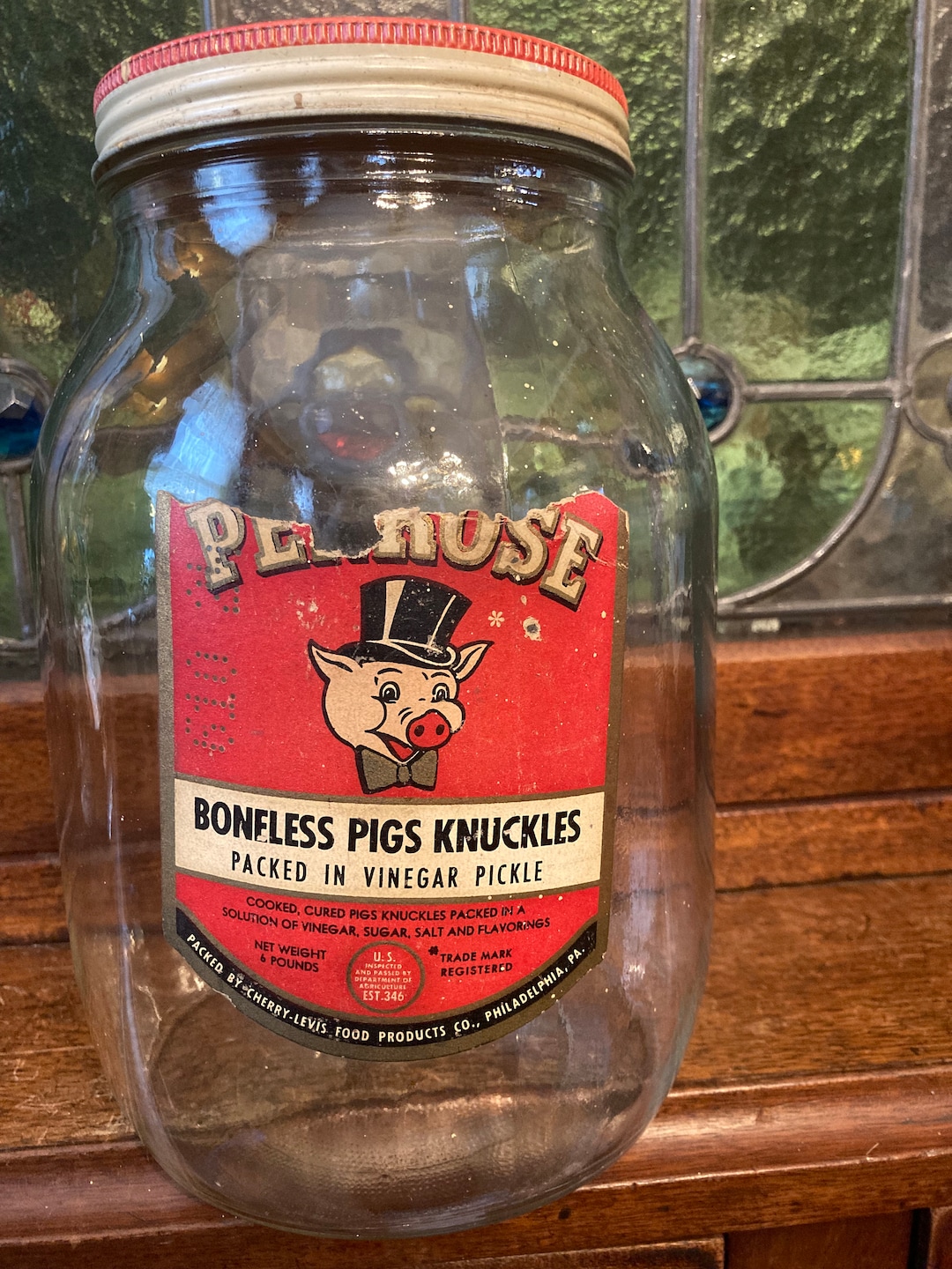 Penrose Pig Knuckles Jar 10 Inches Great Graphics - Etsy