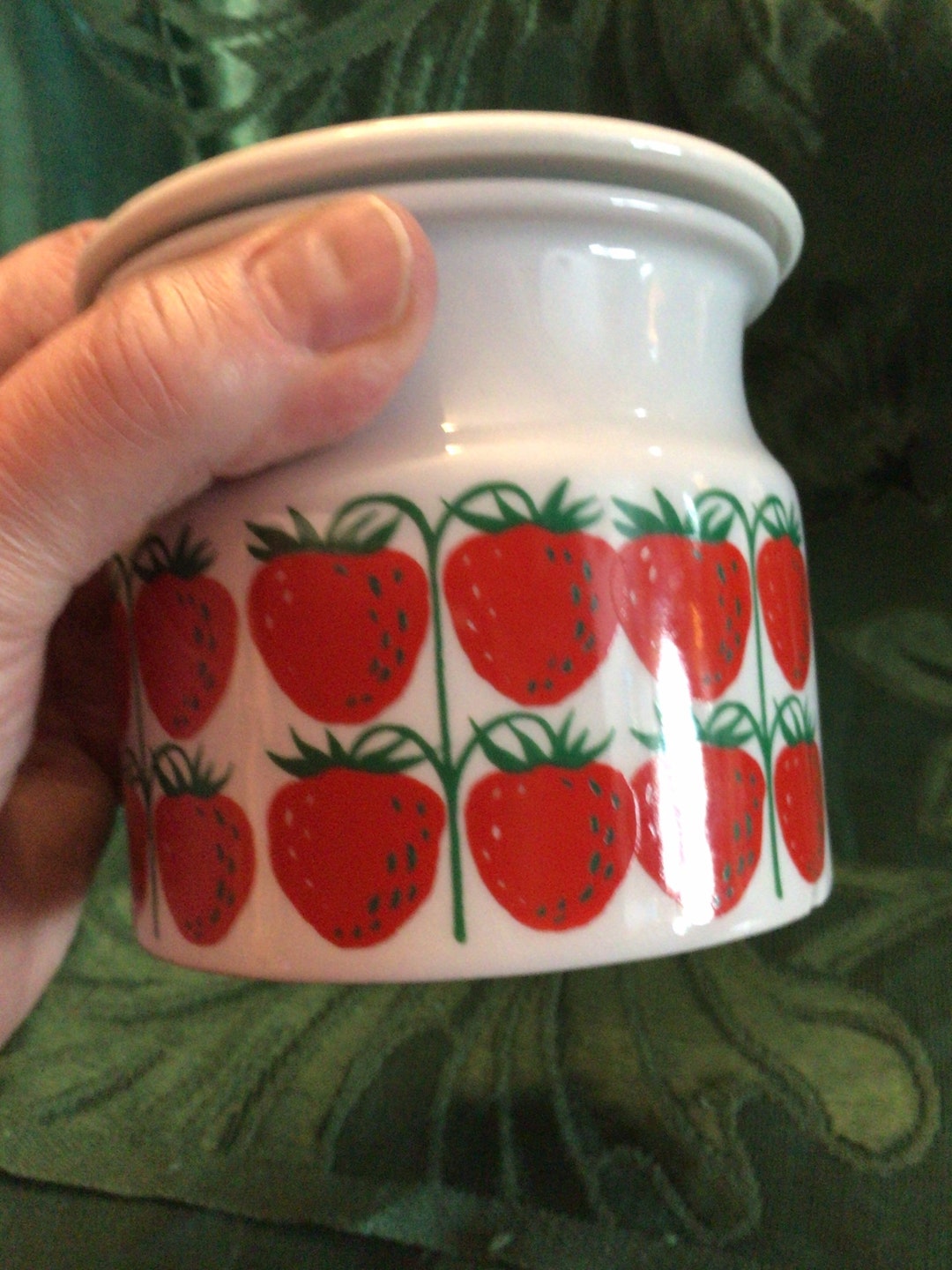 Arabia Finland Strawberry Jam Jar - Etsy