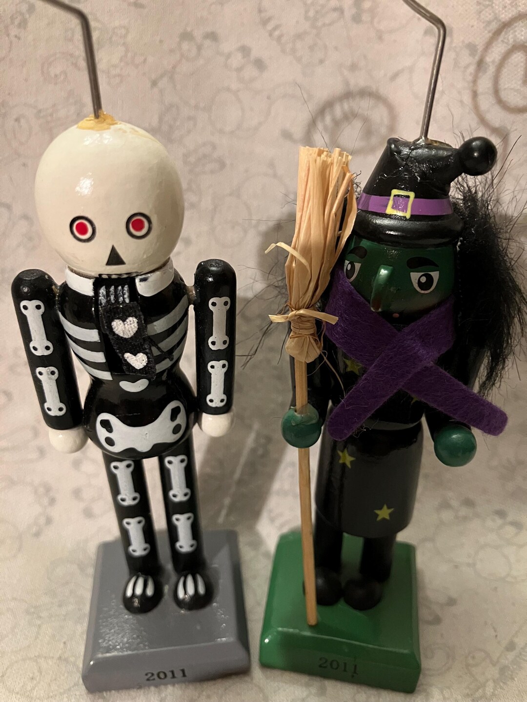 Halloween Mini Nutcrackers Pair - Etsy
