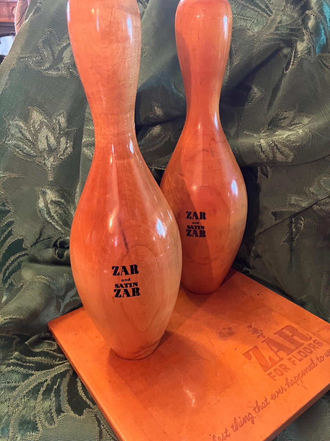 Advertising Bowling Pin Zar Varnish 12 Inch - Etsy