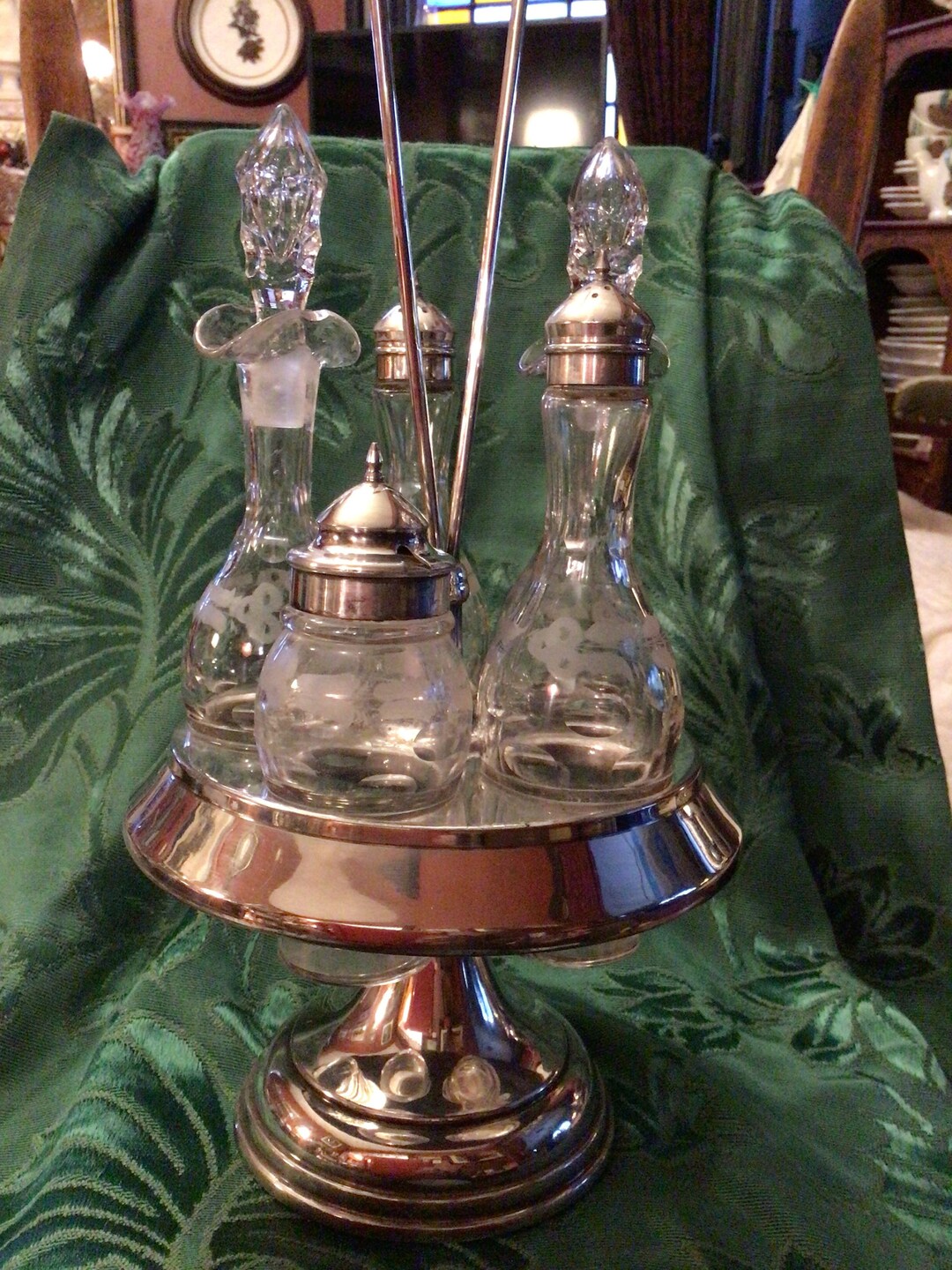 Victorian Dazzling Cruet Set. by Rogers & Brother Triple Plate - Etsy