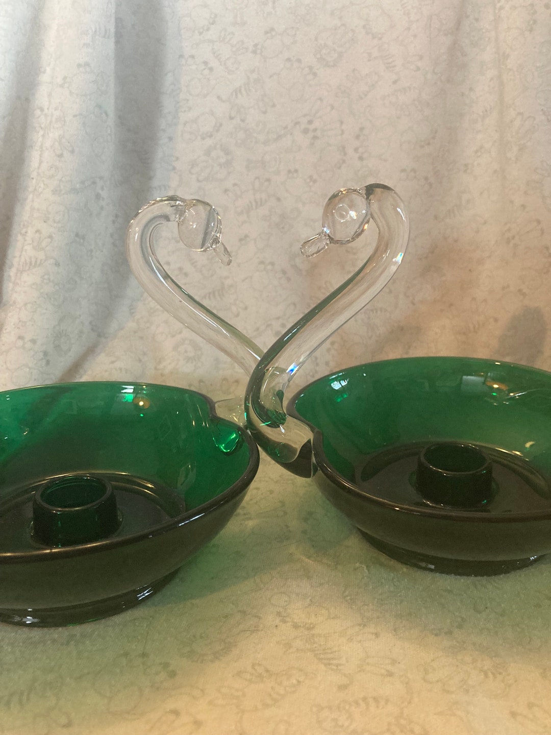 Midcentury Viking Swan Candle Holders Pair - Etsy