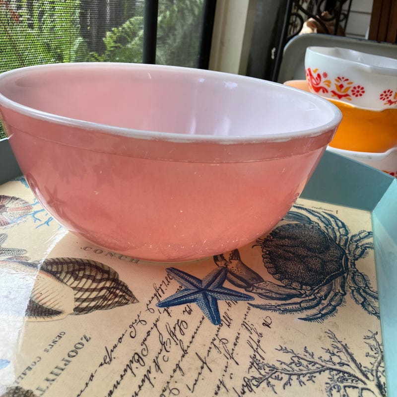 Pink Pyrex Bowls - Etsy