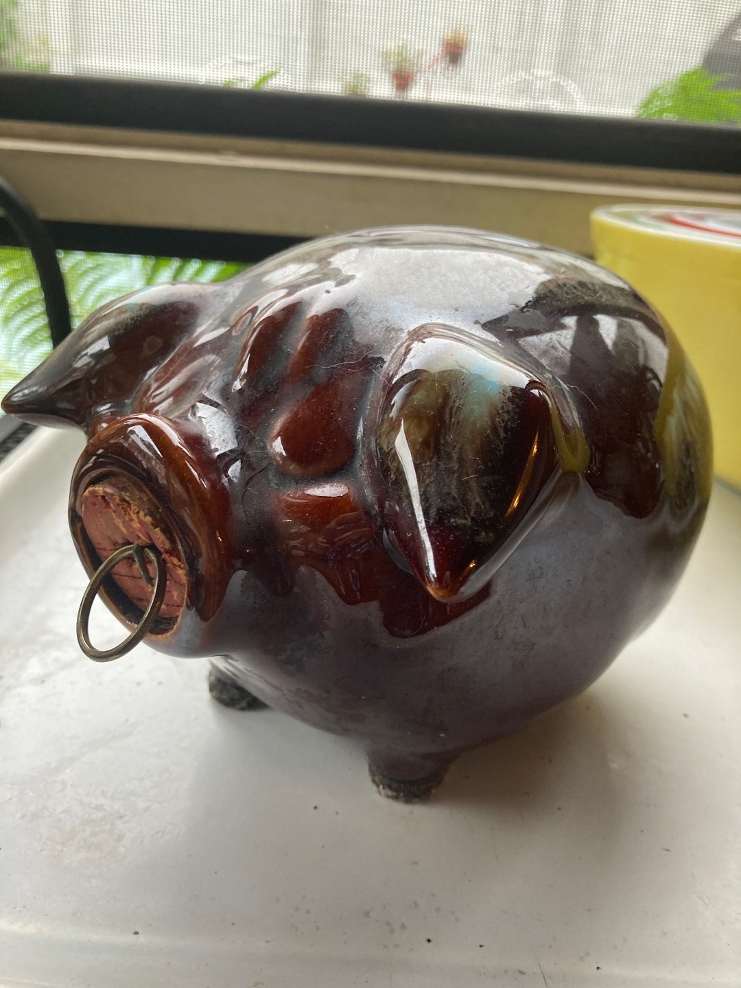 Corky Pig Bank by Hull Pottery 1957 - Etsy