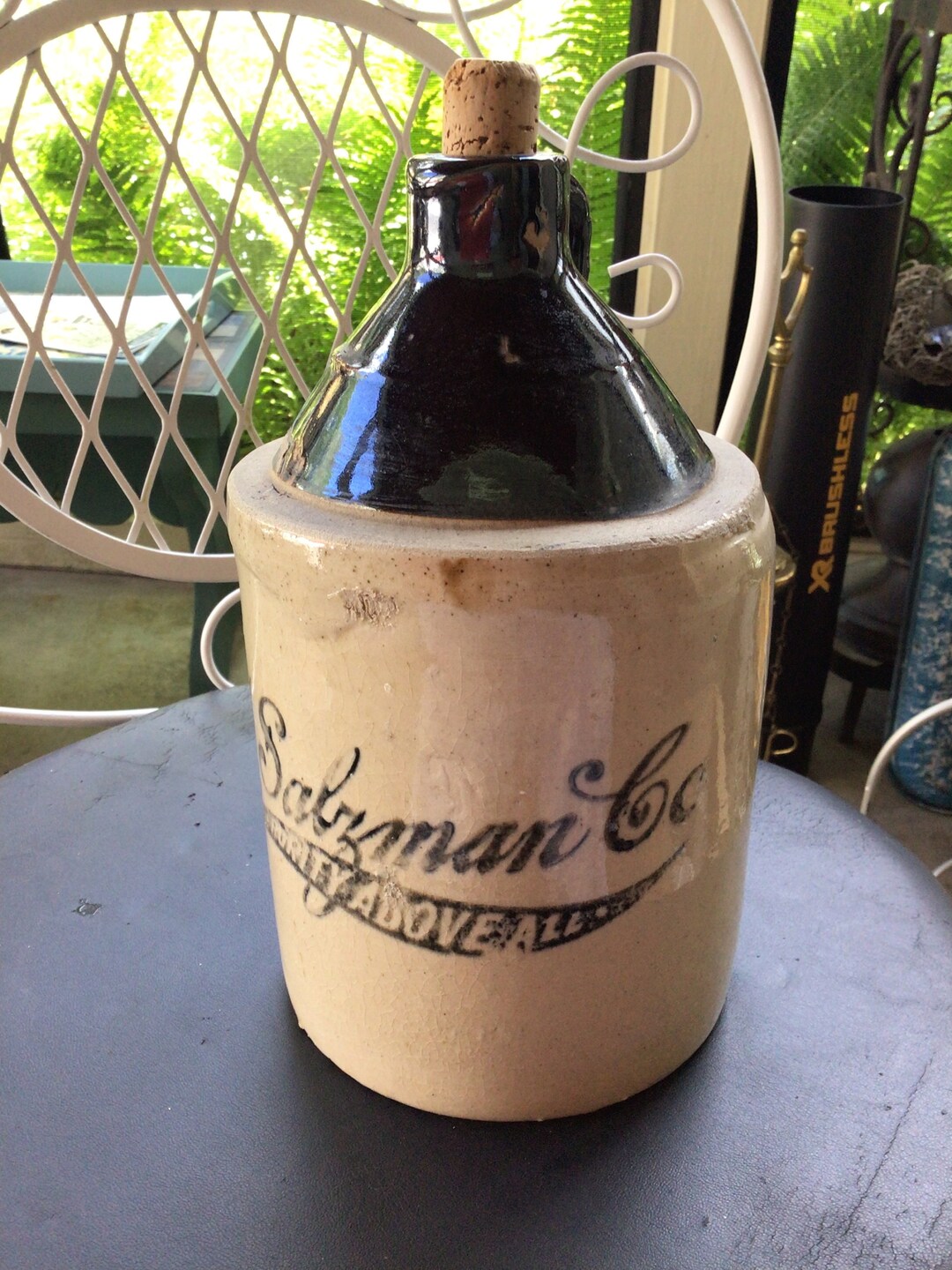 Pre Prohibition M Salzman Co Stoneware Jug - Etsy
