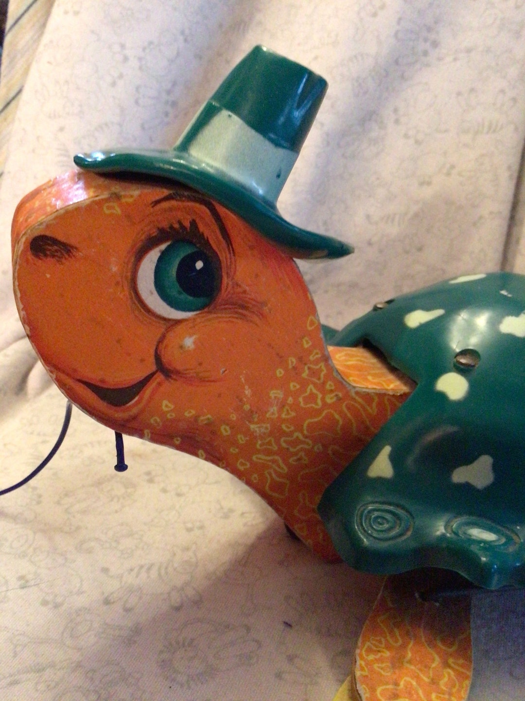 Fisher Price Rare Tuggy Turtle 1959 Near Mint - Etsy