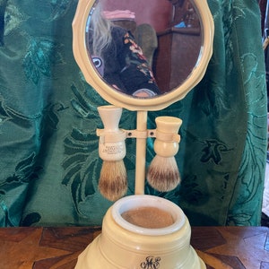 Celluloid Victorian Shaving Set With Monogram - Etsy