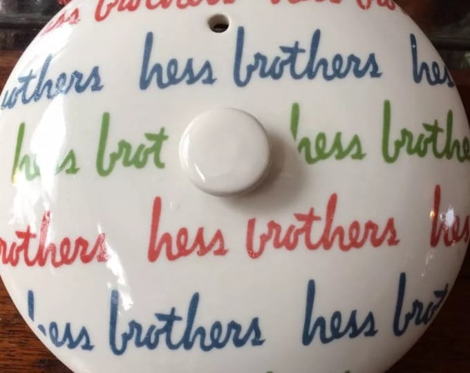 Allentown Pa. Hess Brothers Patio Restaurant Lid Rare - Etsy